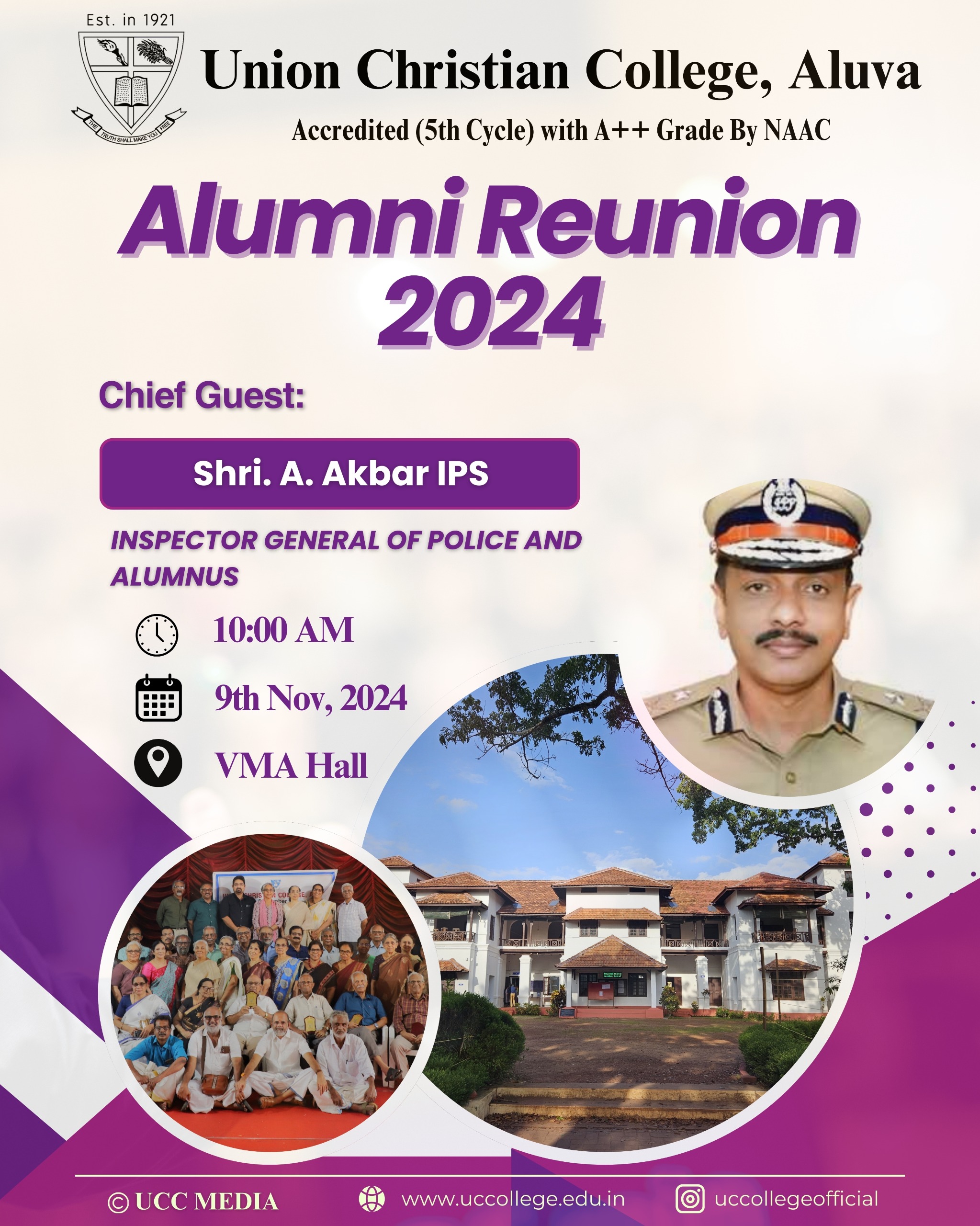 OSA Reunion 2024 | Union Christian College Aluva