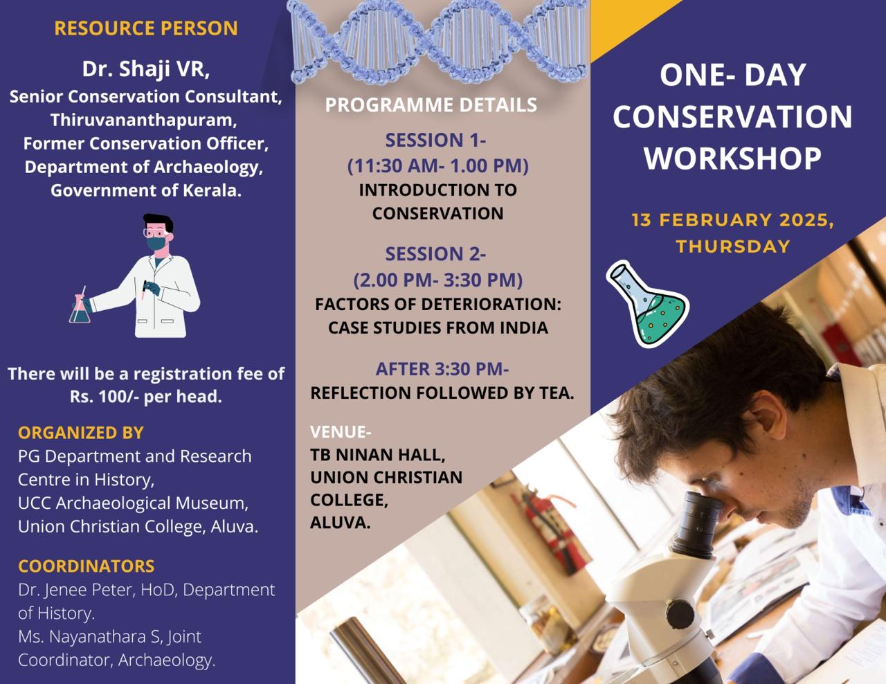 One Day Conservation workshop - Union Christian College Aluva | Union ...