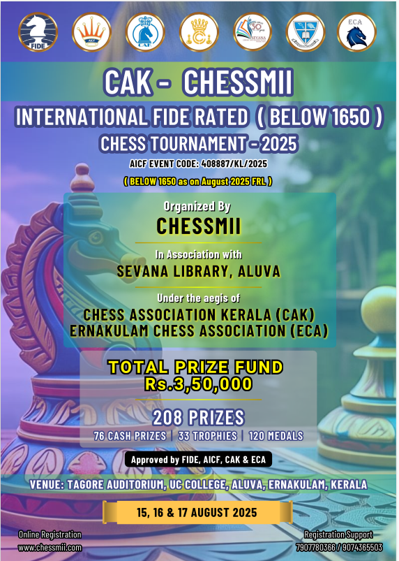 International FIDE Rated Chess Tournament - Union Christian College ...